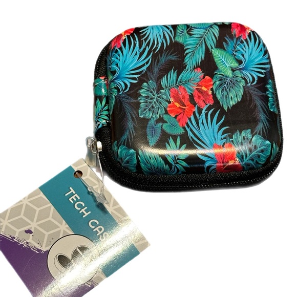 greenbrier | Headphones | Earbud Tropical Tech Case Holder Flower ...